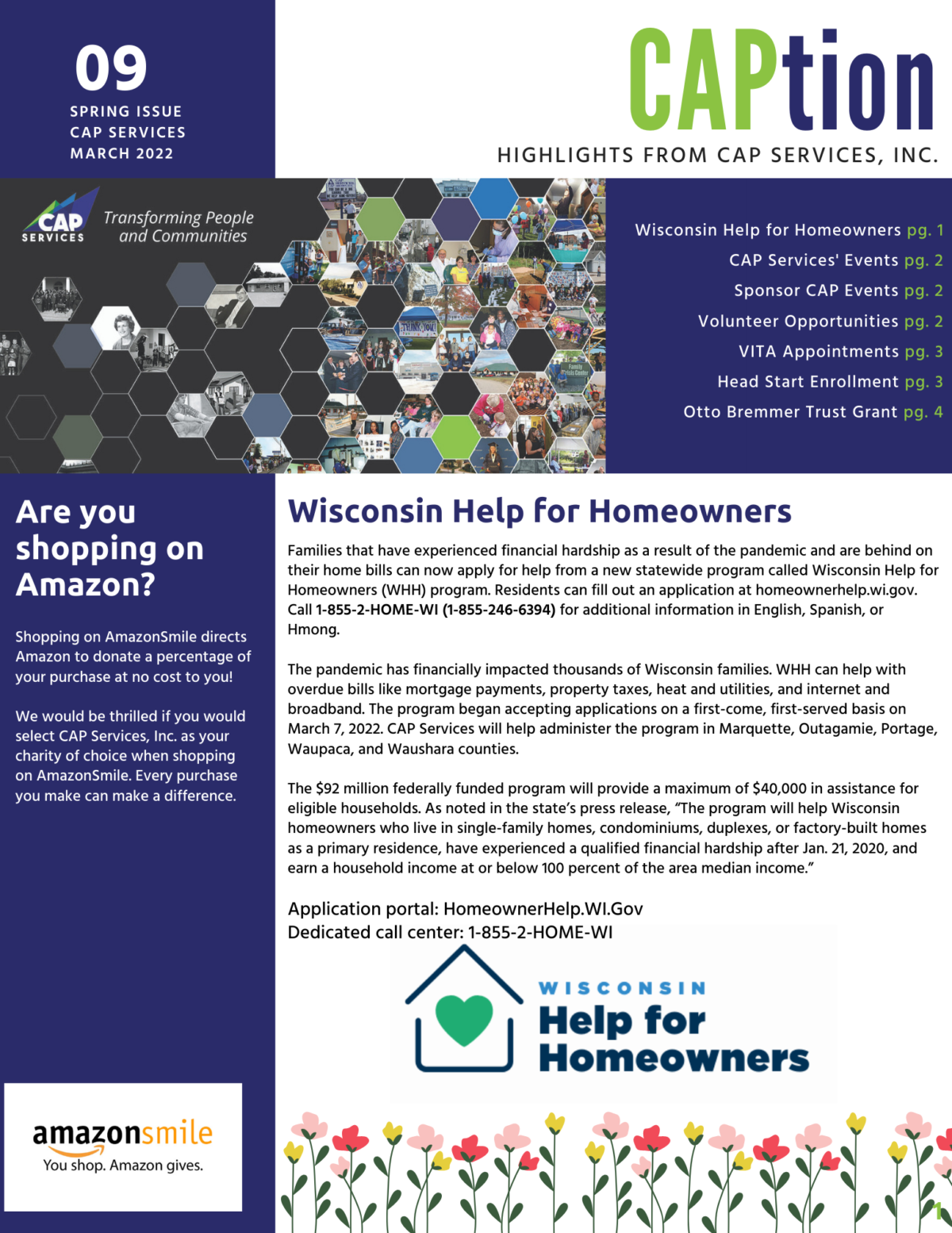 Newsletter – CAP Services Inc.
